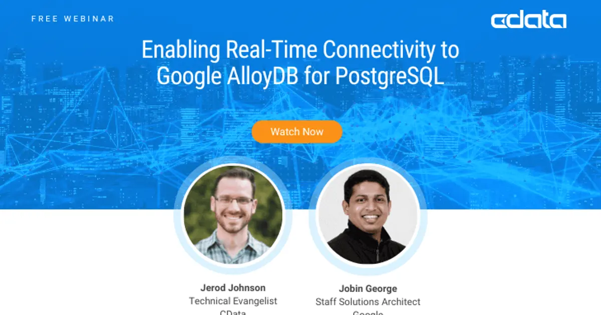 CData Alloydb Webinar 2023 (CData Software)