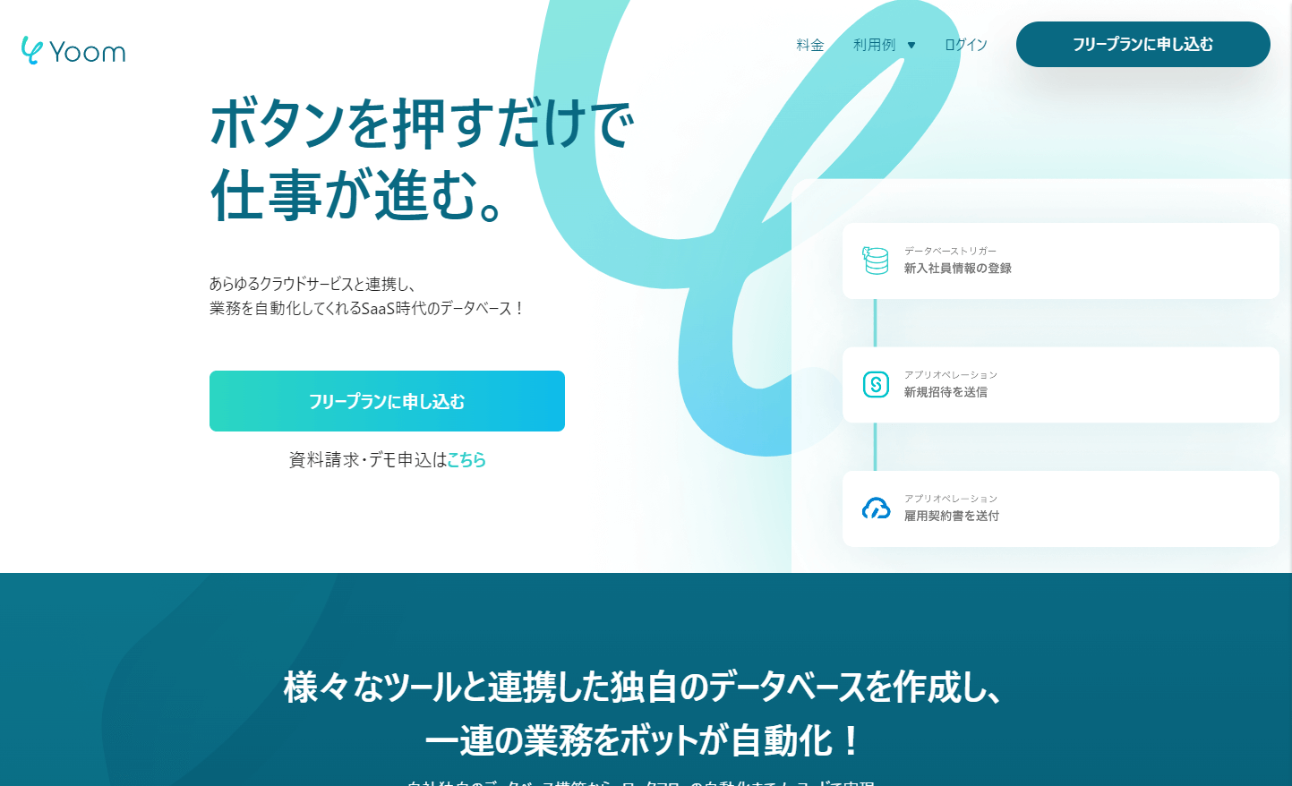 Yoom フローボットを使って、Amazon RDS SQL Server のデータと連携する方法：CData Connect Cloud