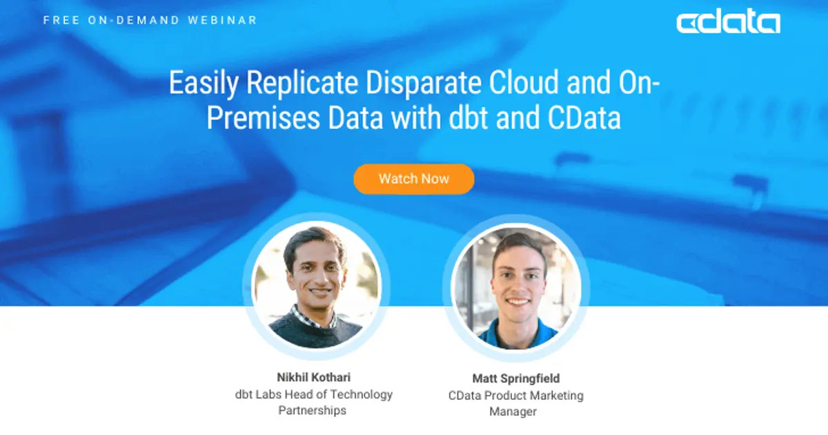 CData Sync Dbt Webinar (CData Software)