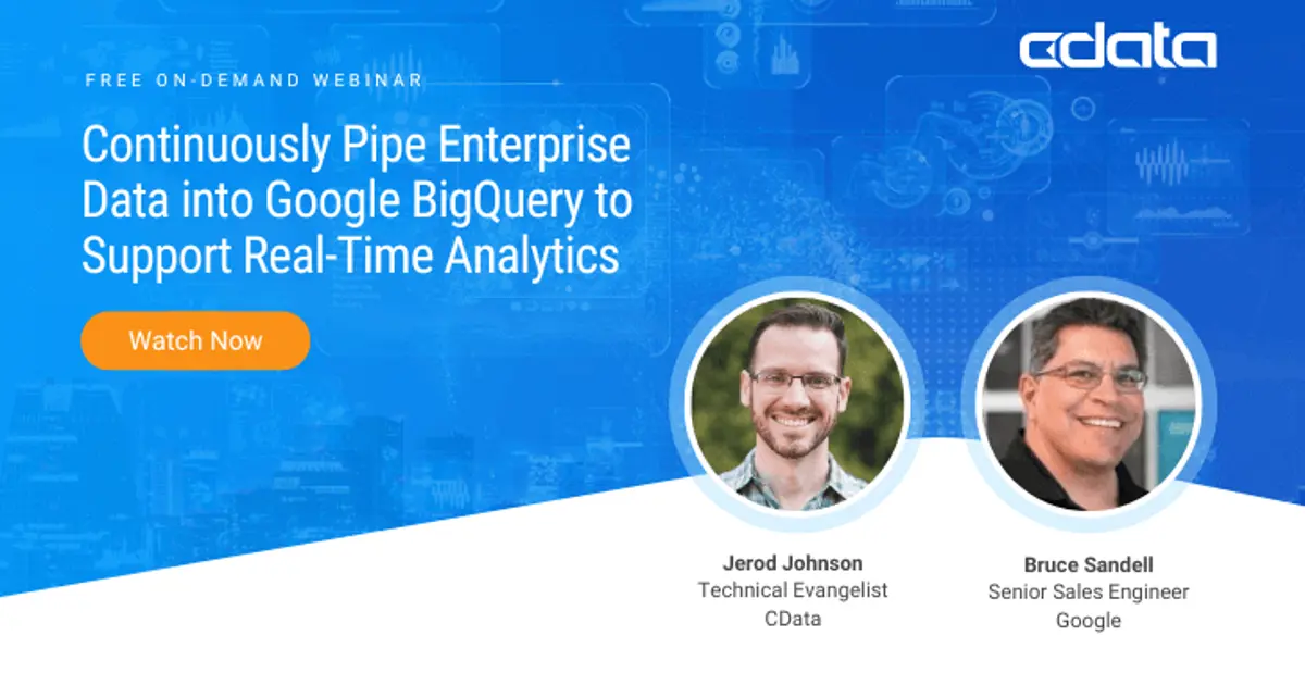 Sync Google Bigquery Webinar 2023 (CData Software)