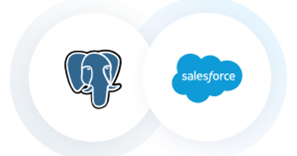 Salesforce to PostgreSQL Integration with CData Sync