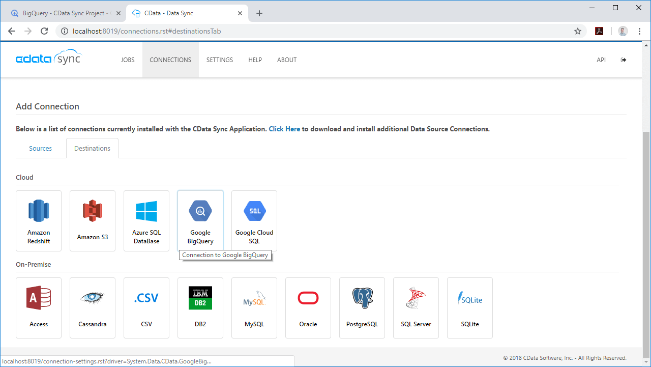 Data Warehousing with Google BigQuery and CData Sync