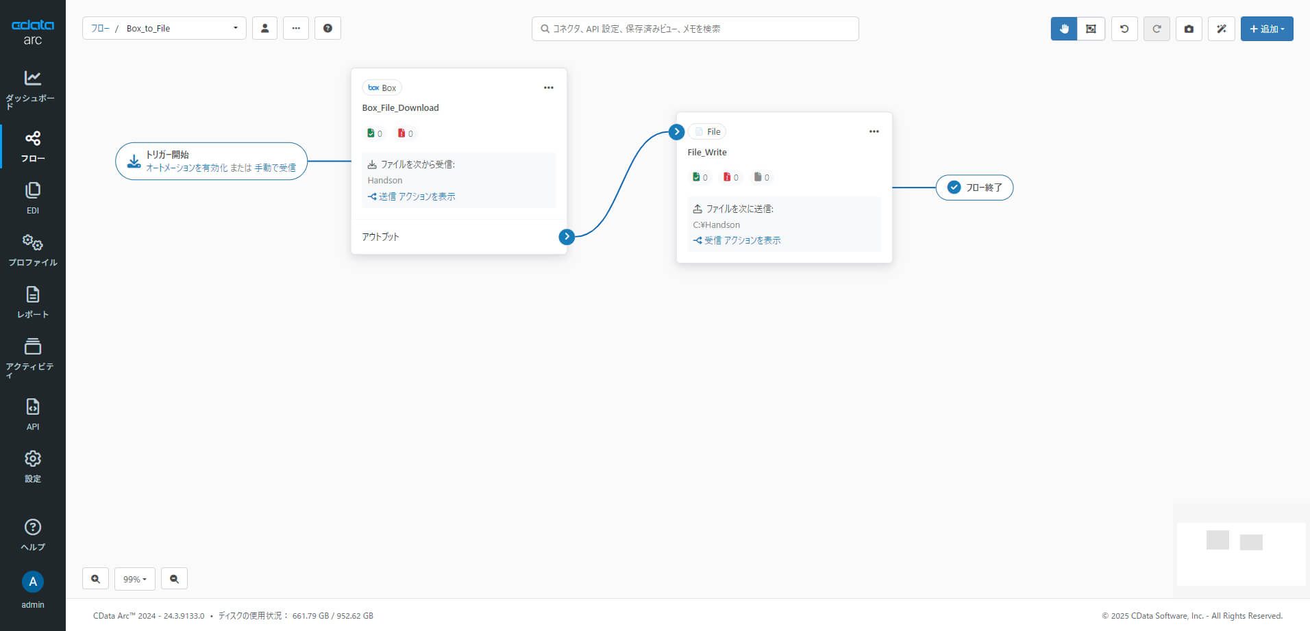 CData Arc ハンズオンテキスト（シナリオ2-1）