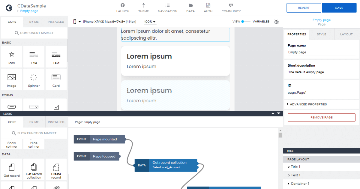 ノーコードアプリ開発ツール SAP AppGyver で Salesforce に接続できるアプリを作成：CData Connect