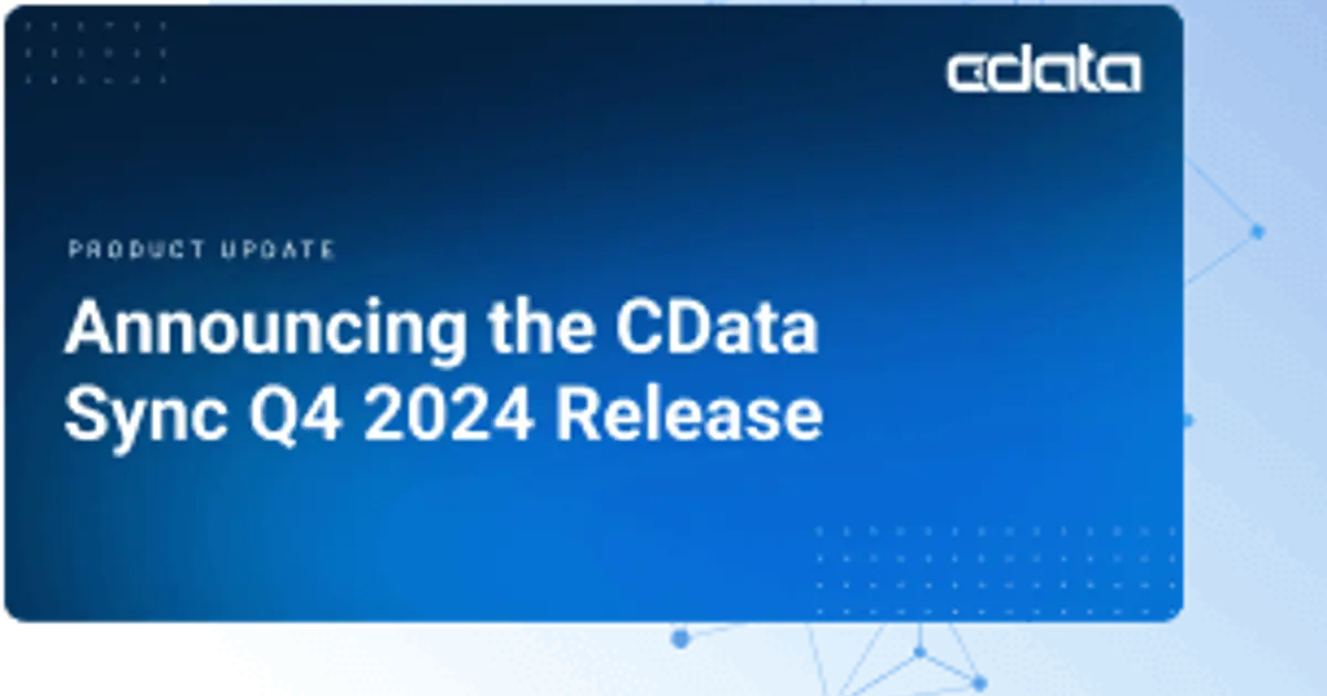 CData Sync: Reverse ETL Warehouse Data into Dynamics 365