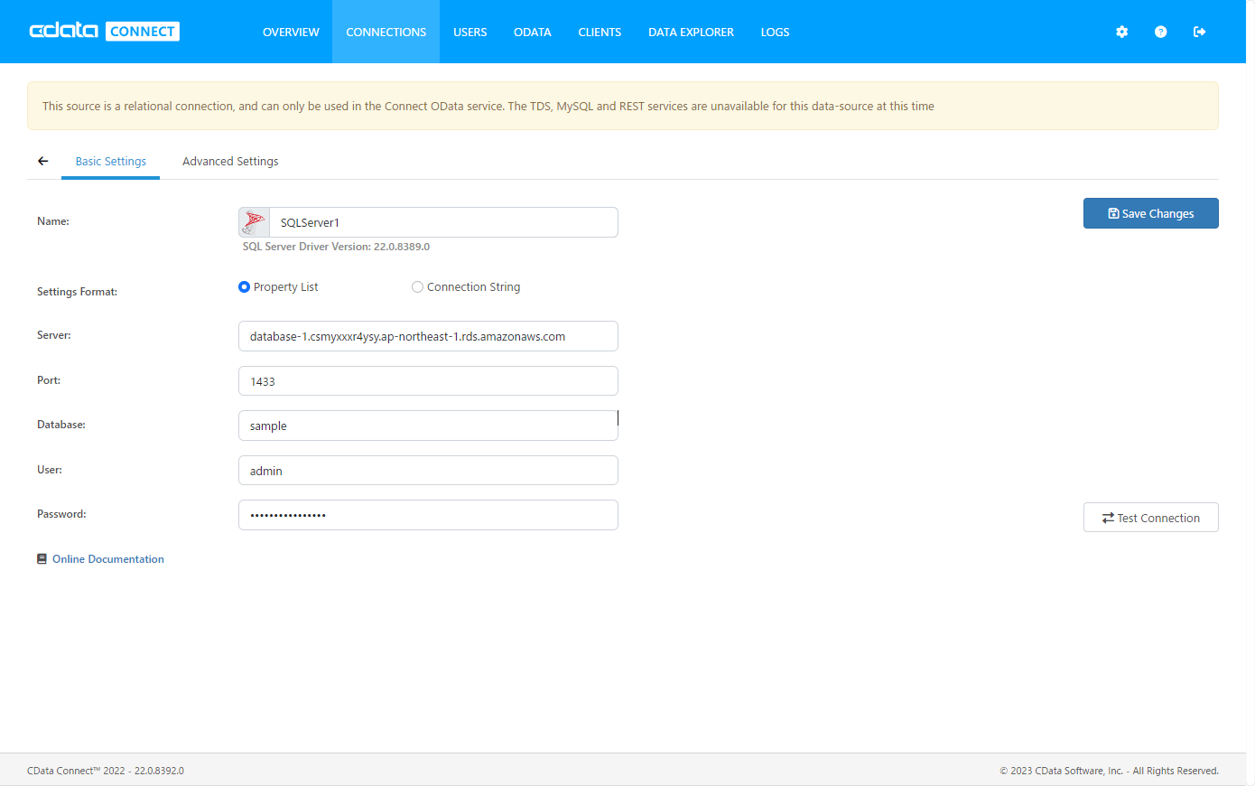ローコードアプリ開発ツールQuerier を使ってSQL Server のデータと連携したアプリを作成：CData Connect Server