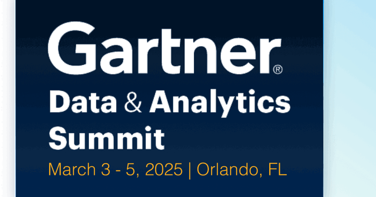 Meet CData at Gartner Data & Analytics Summit 2025
