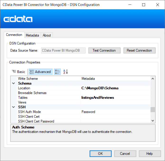Power BI でMongoDB データにDirectQuery して分析