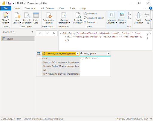Procedural Sql In A Data Virtualization Environment
