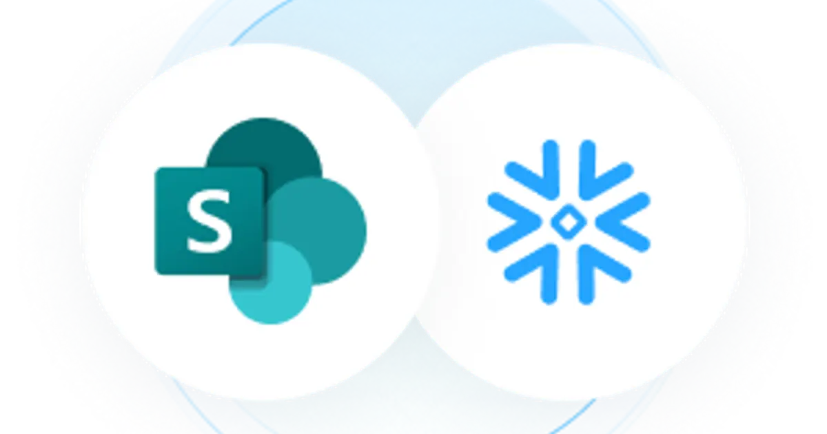 Connect SharePoint with Snowflake: 7 Steps