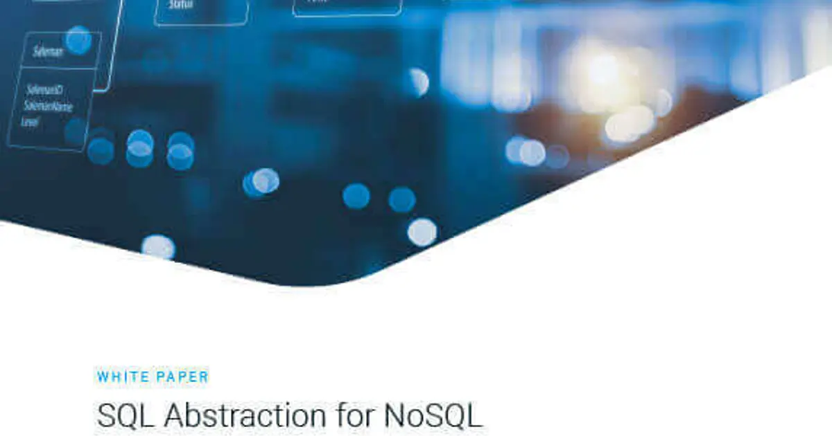 SQL Abstraction for NoSQL Databases