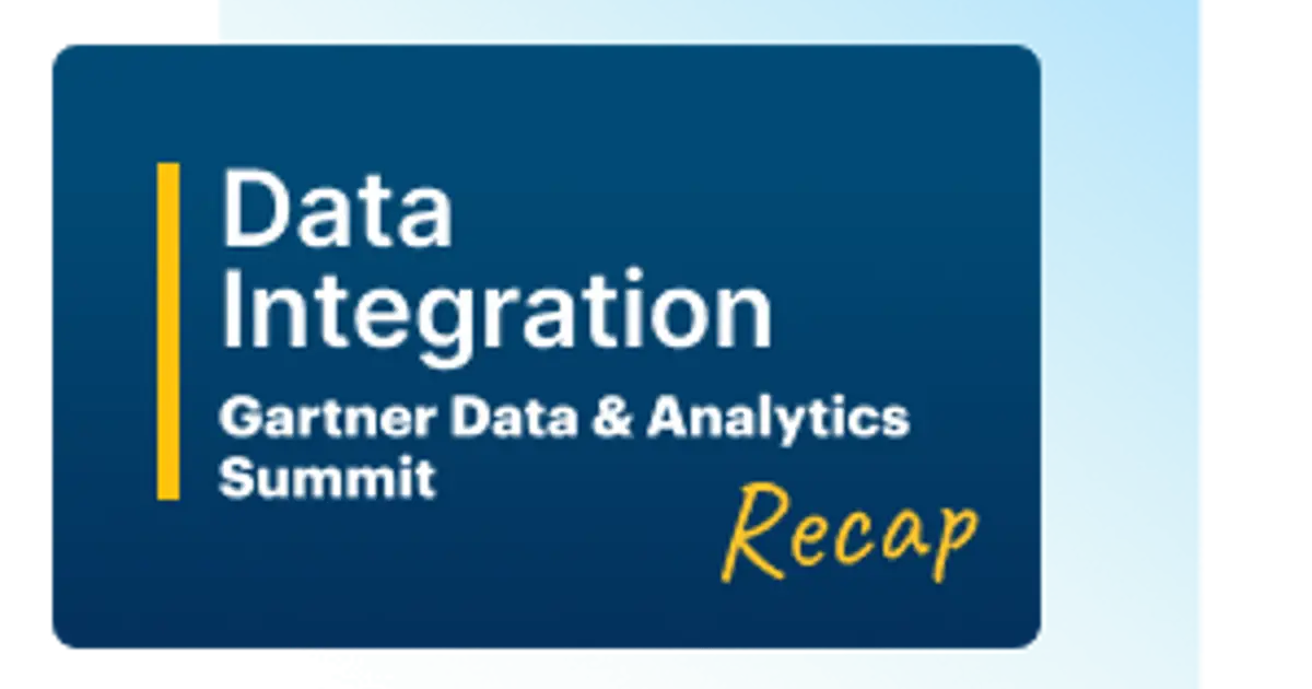 How Data Integration Is Being Reimagined at Gartner 2025
