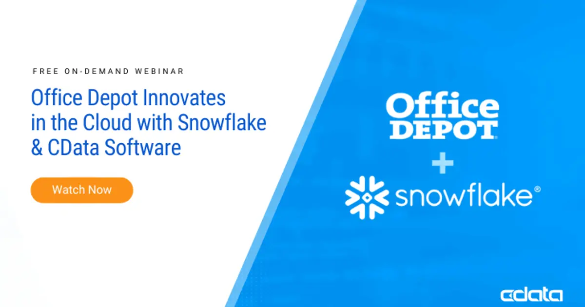Office Depot Snowflake Webinar (CData Software)
