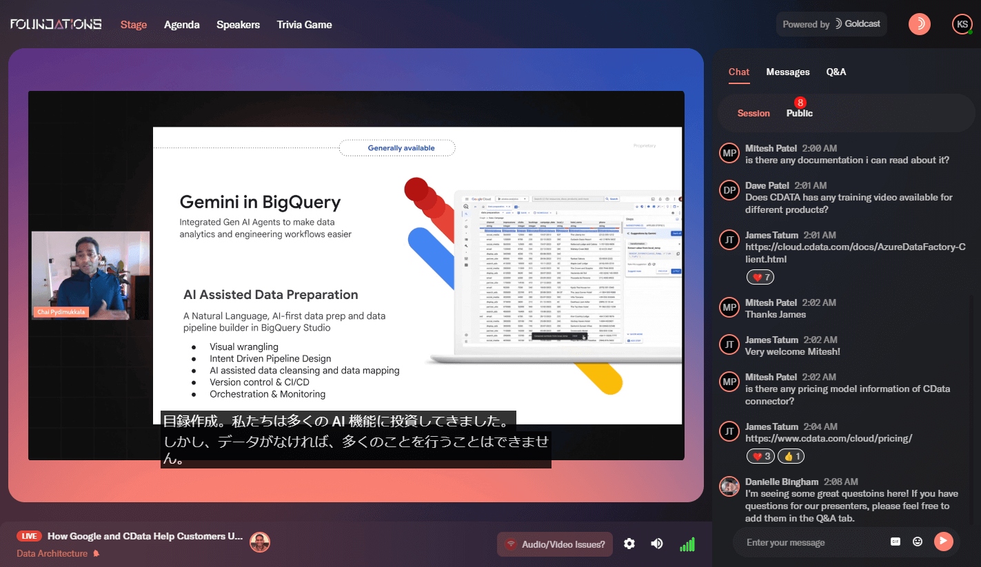 CData Foundations Day1レポ！CDataの製品哲学からAIの時代におけるコネクティビティの重要性まで