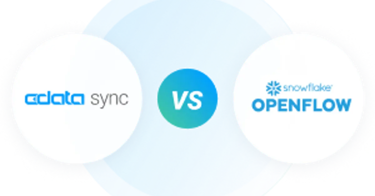 CData Sync vs. Snowflake Openflow: When to Use Each