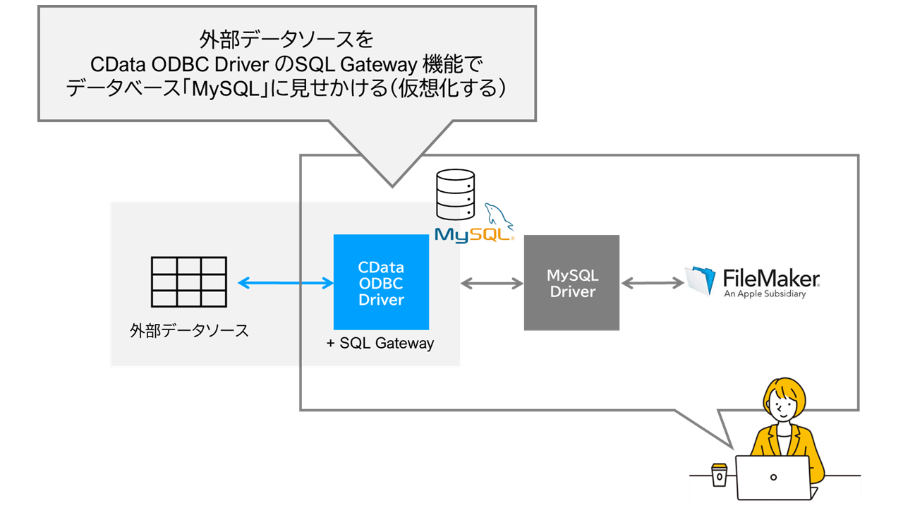 FileMaker と外部データソースを連携させる3つの方法｜CData ODBC Drivers