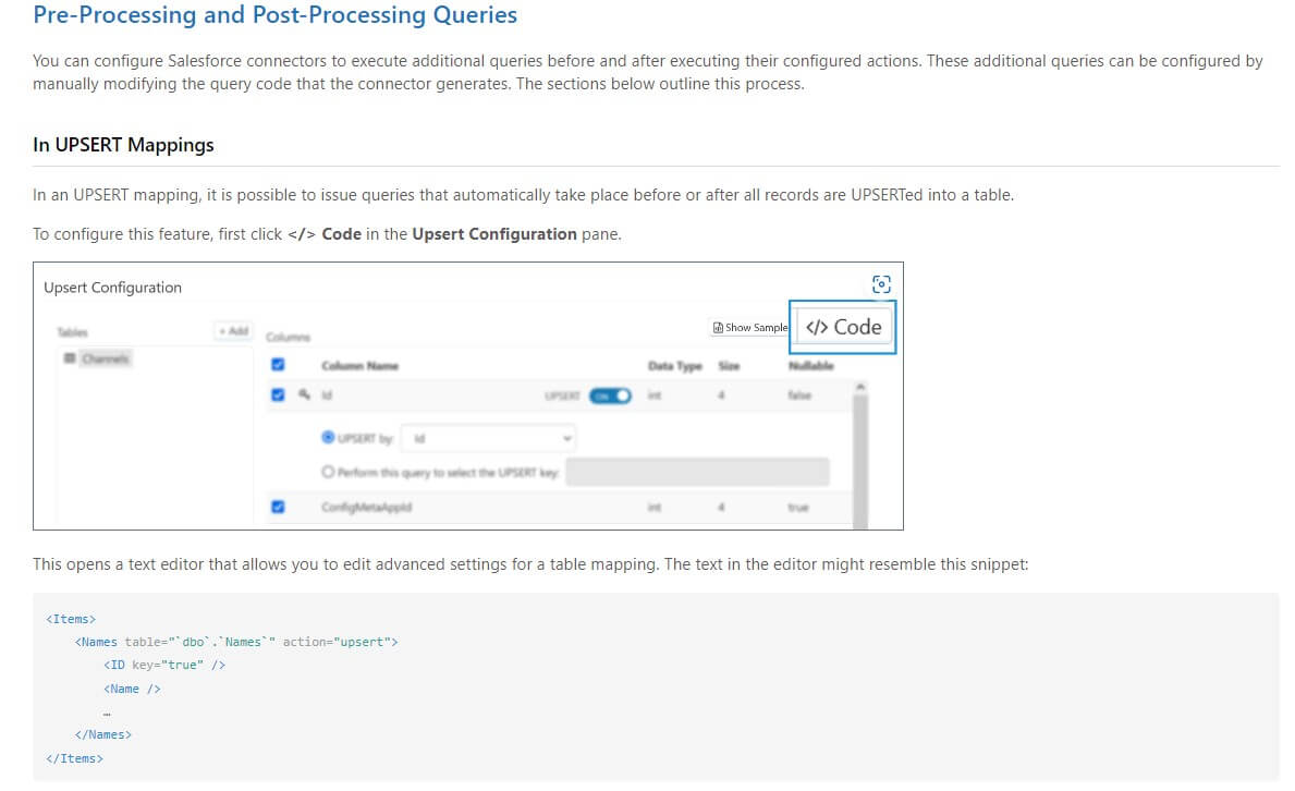CData Arc - Salesforce へのUpsert をバッチで実行する方法