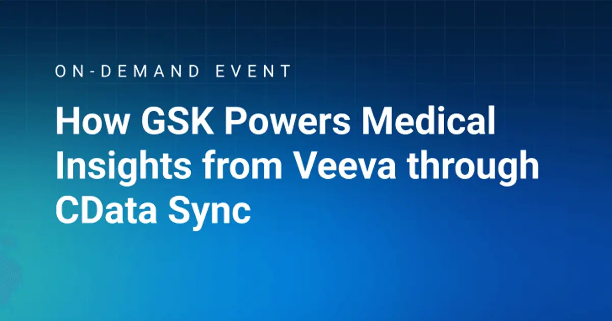 How GSK Powers Medical Insights from Veeva through Sync