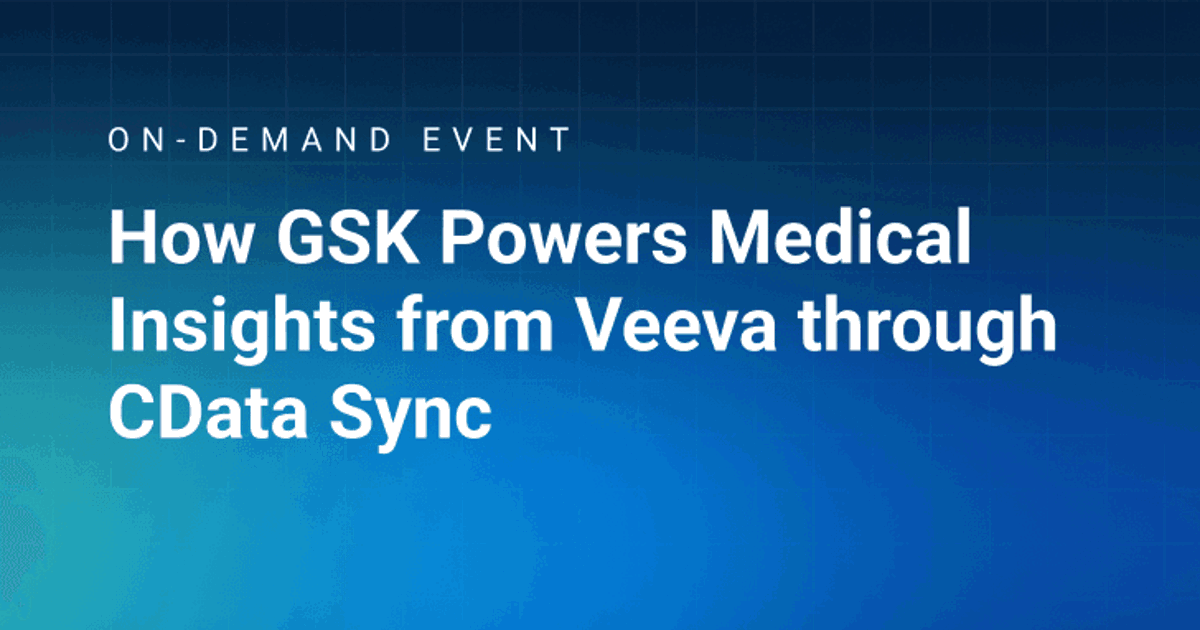 How GSK Powers Medical Insights from Veeva through Sync